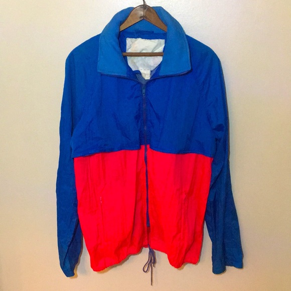 Vintage | Jackets & Coats | Vintage Neon Windbreaker Jacket | Poshmark